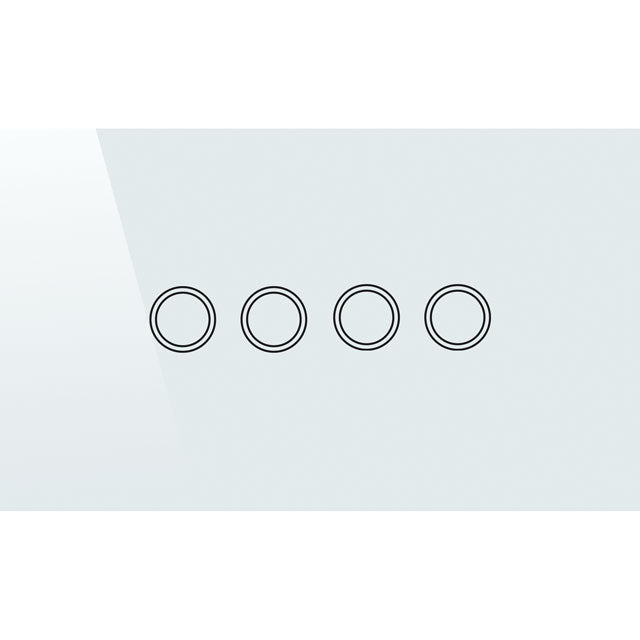 Witron 4 Gang Smart WiFi Light Switch - Smart Home Labs