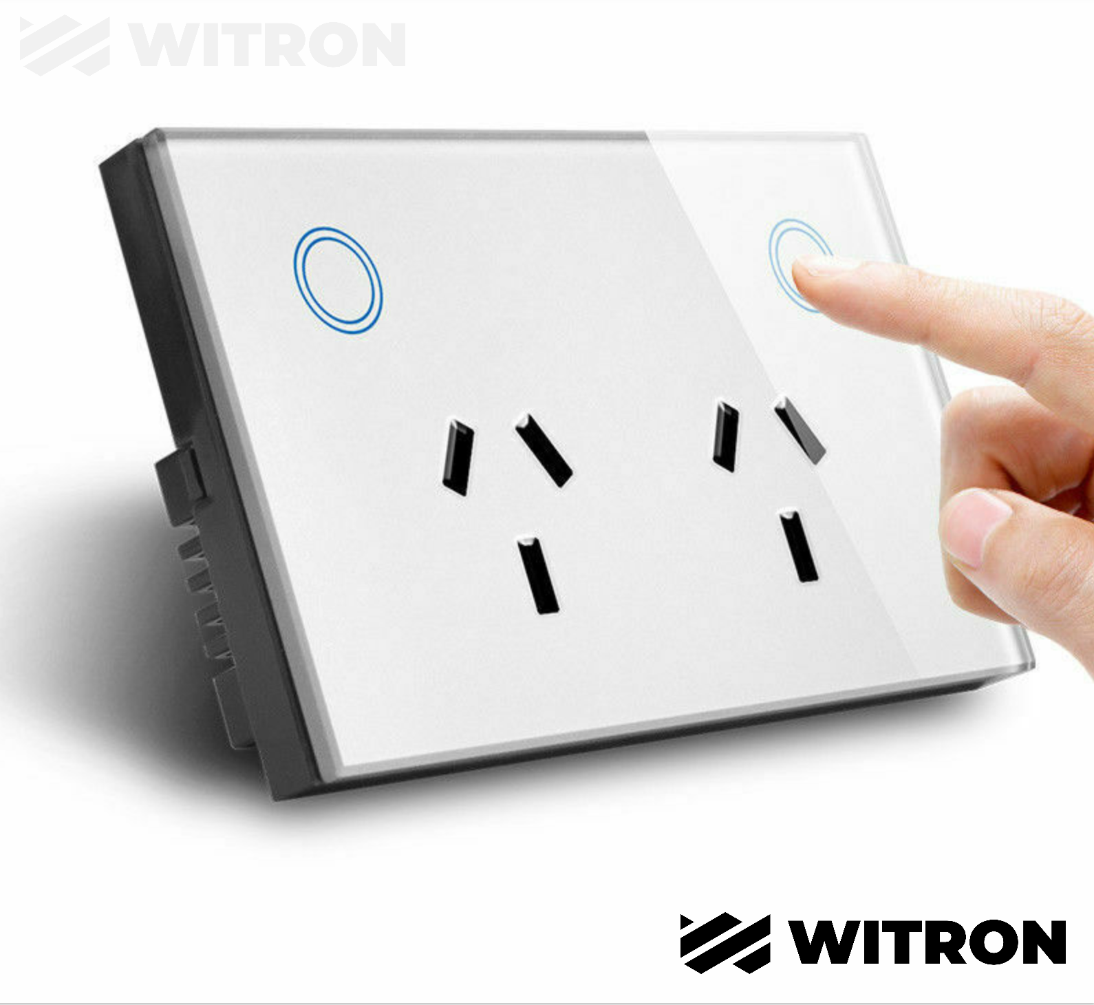 Smart Touch Socket Double Power Point GPO - Smart Home Labs Australia